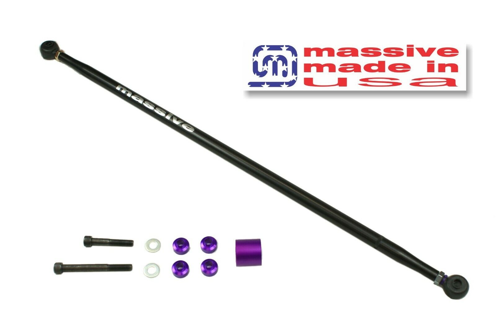 Massive RaceSpec Aluminum +GEOMETRY CORRECTION Adjustable Panhard Bar