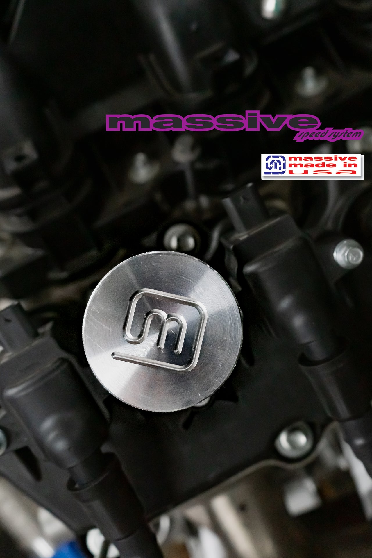 Massive Signature Oil Fill Cap - Godzilla V8 Engine 6.8 7.3